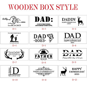 Fanfoobi Personalized Gifts For Dad - Custom Pocket Knife With Box Engraved Knives, Fathers Day Presents To Dad From Daughter Son, Dad Gift For Birthday Christmas Thanksgiving Day (Various Designs)