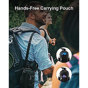 Trebo 64 oz Water Bottle Insulated with Handle, Half Gallon Stainless Steel Metal Large Jug,Travel Flask with Straw Spout Lid,Mug Tumbler Cup with Carry Pouch,Keep Cold Hot, Indigo Black