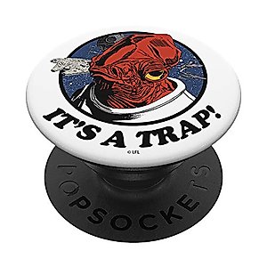 Star Wars Admiral Ackbar It's A Trap Catchphrase PopSockets PopGrip: Swappable Grip for Phones & Tablets