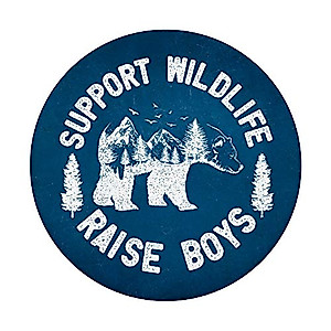 Funny Support Wildlife Raise Boys Gift for Mom and Dad PopSockets Grip and Stand for Phones and Tablets