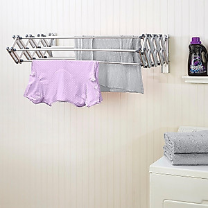 WOOLITE Laundry 360 Aluminum 36" Collapsible Wall Drying Rack