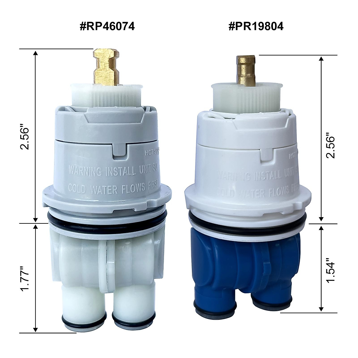 RP46074 Shower Cartridge Replacement for Delta 13/14 Series Single Handle, Bathtub Faucet Shower Valves Bonnet Nut Assembly