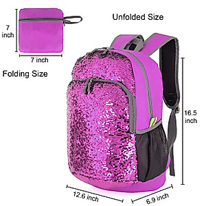 Bekahizar 20L Lightweight Foldable Backpack, Small Hiking Daypack for Men Women