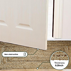 Raha Looms London Entryway Rug - 2x3 Rug, Natural Golden Jute Rug Entry Rugs for Inside House, Indoor Rugs for entryway, Earthy Boho Chic Entry Rug, 2 x 3 Rug, 2x3 Rug Non Slip