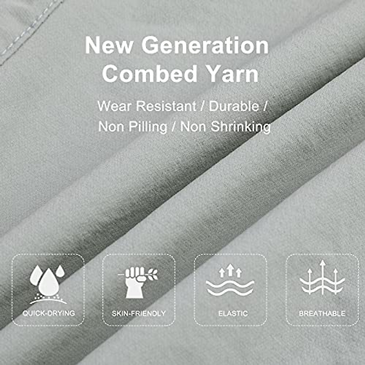 Surenow Mens Running Jogger Pants Workout Athletic Sweatpants Lightweight Thin Quick Dry Tapered Hiking Pants Sports Pants