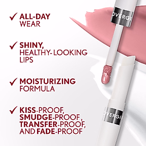 Covergirl Outlast All-Day Lip Color with Moisturizing Topcoat, New Neutrals Shade Collection, Rosie, 0.06 Ounce (Pack of 1)