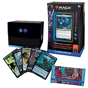 Magic: The Gathering Commander Legends: Battle for Baldur’s Gate Commander Deck – Mind Flayarrrs + Collector Booster Sample Pack