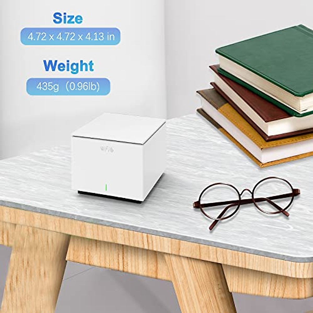 WiFi 6 Router AX1800 Wi-Fi Router -802.11ax Router, Dual Band Gigabit Router, High-Speed Router for Streaming,Up to 1200 Square Feet Coverage 4 Rooms & 64 Devices