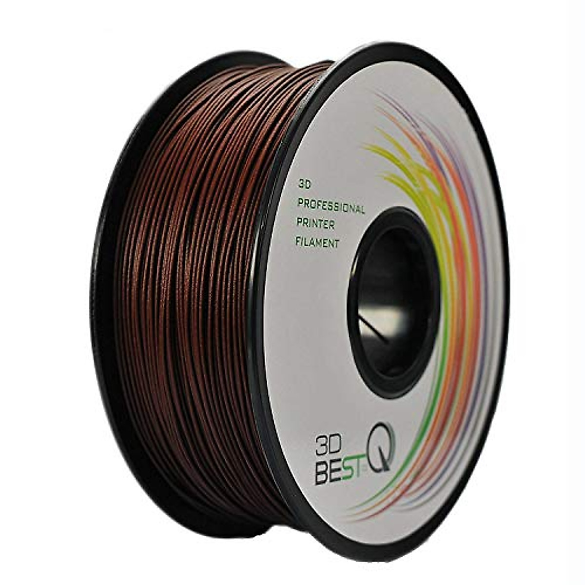 3D BEST Q Real Wood PLA 1.75mm 3D Printer Filament, Dimensional Accuracy +/- 0.03 mm, 1KG Spool, 30% Real Wood-infill (Rosewood)