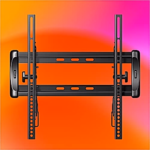 Amazon Fire TV 55" Omni Series 4K UHD smart TV bundle with Universal Tilting Wall Mount and Red Remote Cover