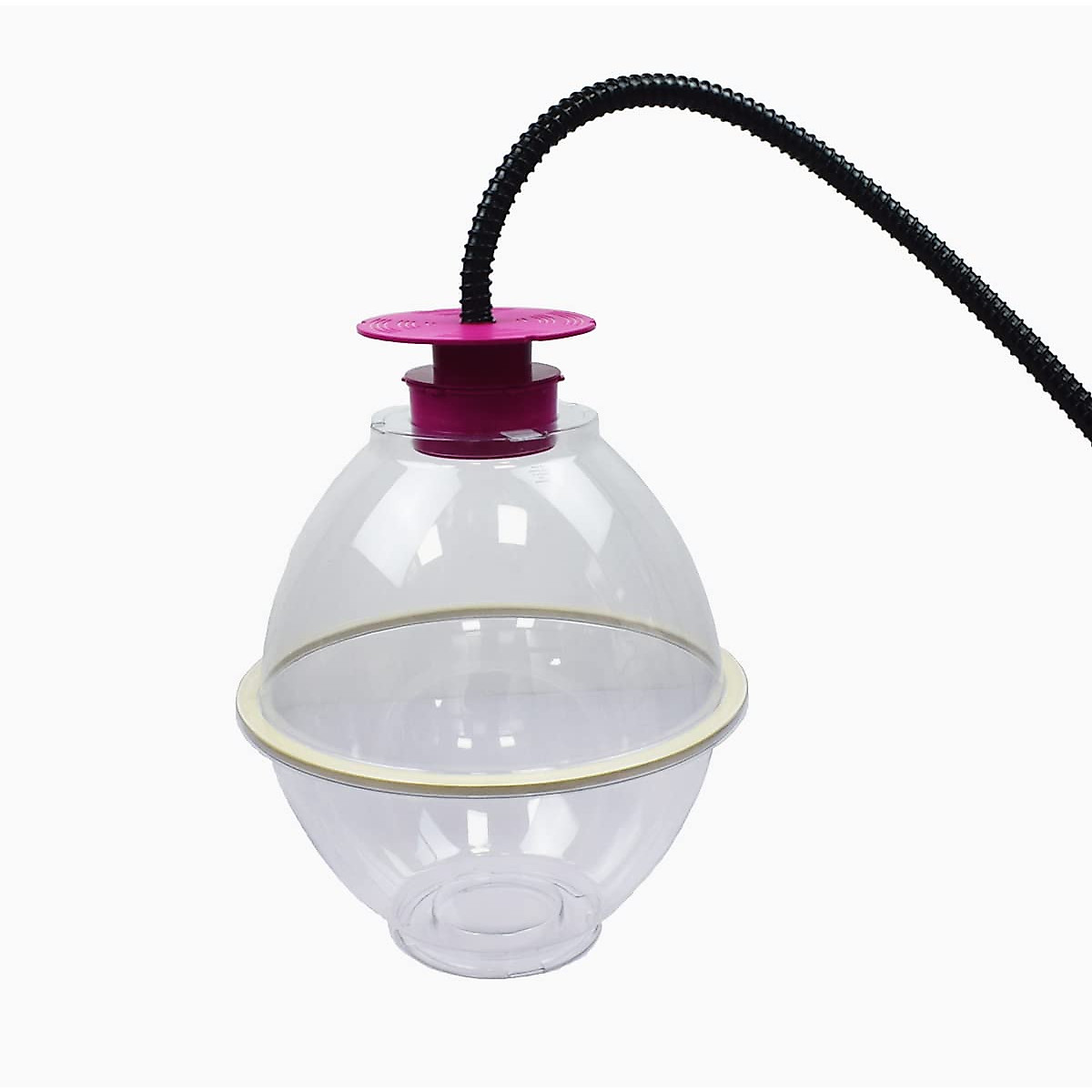 nLn Hope DIY Balloon Stuffing Machine,Expander Extractor for Balloon Rose Bouquet Wedding Christmas Birthday Party Gift Art Balloons Filling Decoration Supply,Transparent,15.2*15.2*13.1 inch(BZJ-37)