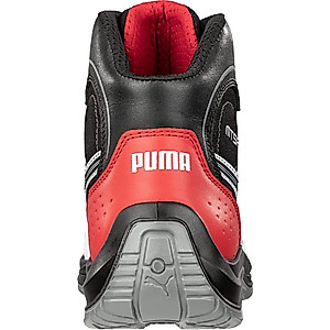 PUMA Men's Touring Black Mid Industrial Shoe, 11.5