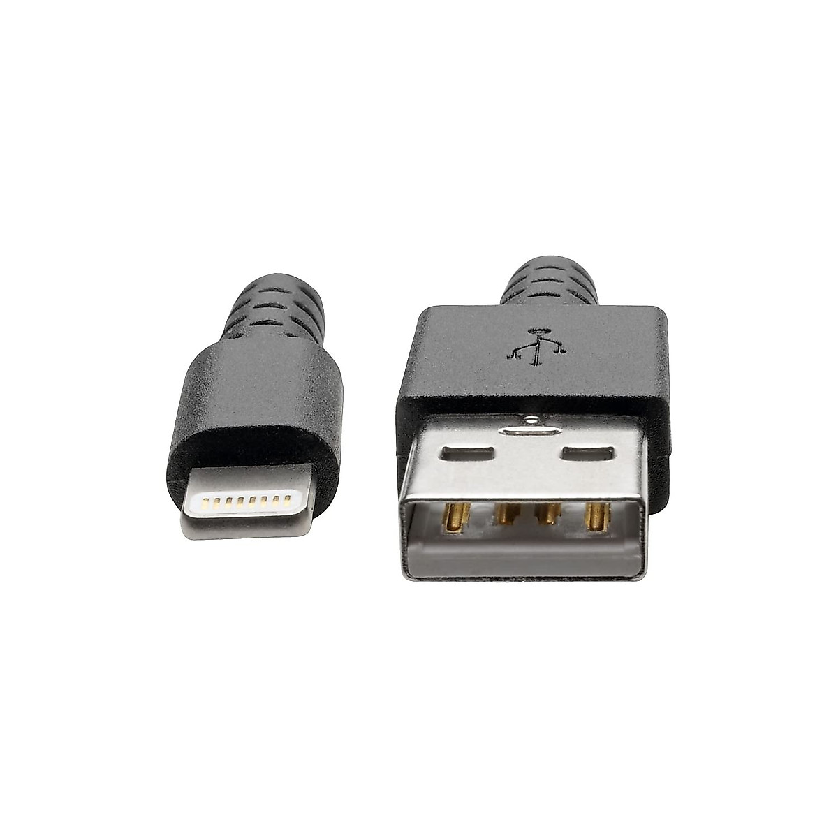 Tripp Lite Heavy Duty USB to Lightning Charging & Data Cable, Heavy Duty with Braided Jacket, MFi Certified for Apple iPhone, iPad & iPod - 3 Feet / 1 Meter, 2-Year Warranty (M100-003-HD)