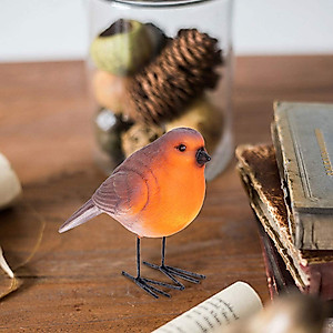 Fishlor Decor Birds Resin Bird, Bird Decor, Decorative Birds Resin Birds, Simulation for Balcony for Garden