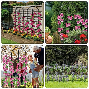 Garden Trellis, Rustproof Plant Trellis for Climbing Plants Outdoor, Wall Obelisk Trellis Plant Support for Indoor Plants, Flower, Lvy, Roses, Vegetable, Vines, Pot, Cucumbers, Clematis, Wall