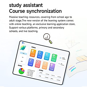 10.1 Inch Tablet, 6G RAM 128G ROM 5G WiFi Tablet PC 1600x2560 IPS Screen Octa Core Processor for Travel for Home (US Plug)