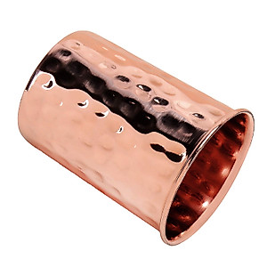 Zap Impex Pure copper hammered glasses moscow mule tumbler (Set of 12)