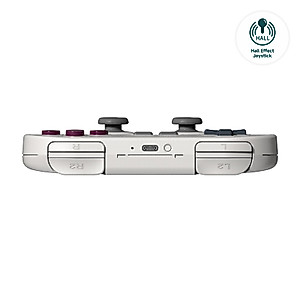 8BitDo SN30 Pro Bluetooth Controller, Hall Effect Joystick Update, Compatible with Switch, PC, macOS, Android, Steam Deck & Raspberry Pi (G Classic)