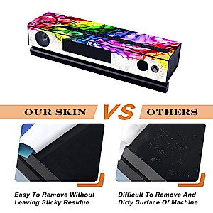 FOTTCZ Whole Body Vinyl Sticker Decal Cover for Xbox One Console and Two Controller - Rainbow Band