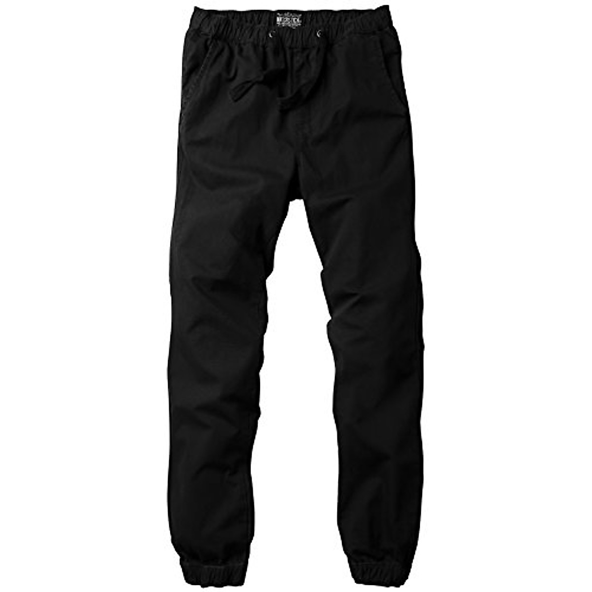 Match Men's Loose Fit Chino Washed Jogger Pant (36, 6535 Black)