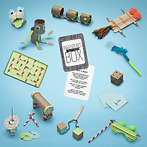 Craft-tastic – Inventor's Box – Arts and Crafts STEAM Kit Includes 7 Creative STEM Challenges, 96 months to 144 months