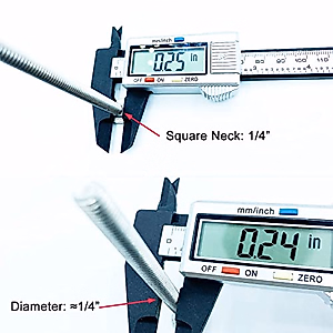 DEYTEH (12Pcs) 304 Stainless Universal Headboard or Footboard Hardware Bolts and Nuts 4 inches 2-1/2'' Long Carriage for Furniture Beds Sofa Table Chairs Wheelbarrow Handles Replacement Kit