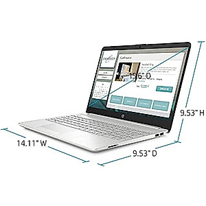 HP 2021 Latest Pavilion 15.6 FHD Touchscreen Laptop Computer, 10th Gen Intel Quard-Core i7-1065G7, 802.11AC, Webcam, Bluetooth, Windows 10, Silver, CUE Accessories (16GB DDR4, 1TB SSD)