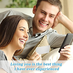 Demiwise Wallet Card, Metal Engraved Wallet Insert Card（FOR MY LOVE ), Metal Gift Card for Him or Her, Anniversary Card for Wedding, Birthday and Valentine's Day