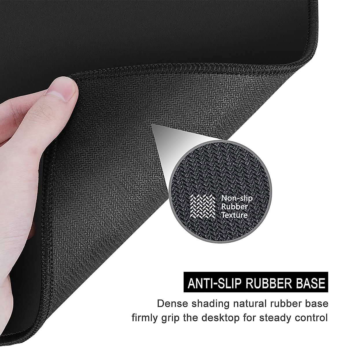 Auhoahsil Mouse Pad, Abstract Art Round Non-Slip Rubber Mousepad with Stitched Edges for Wireless Mouse Laptop Computer Gaming Office Travel Men Women Kids, Cute Design, 8.7 x 8.7 in, Stones
