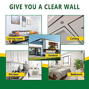 Drywall Repair Kit with Scraper, 8.2 oz Non-Toxic Wall Spackle Repair Paste, Quick Repair Wall Mending Agent for Home Wall Damage, Nail Holes, Cracks, Graffiti, 250g