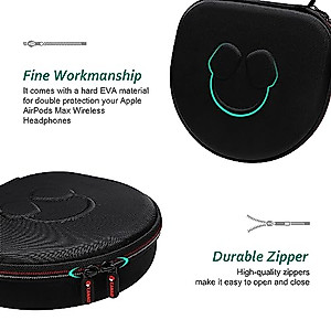 XANAD Hard Case for New Apple AirPods Max Supports Sleep Mode Headphone - Storage Protective Bag