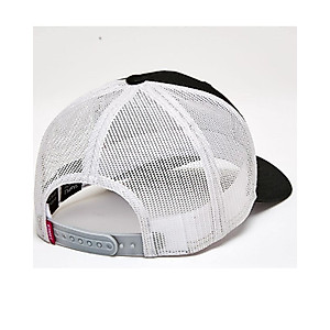 Kimes Ranch Caps The Cutter Trucker Horns Logo Patch Mesh-Back Ball/Black