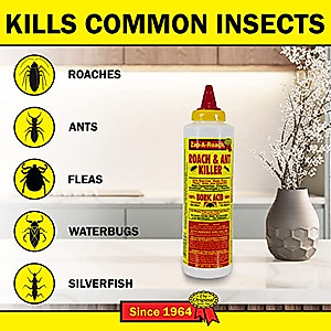Zap-A-Roach 3 Pk, Boric Acid Roach & Ant Killer NET Wt. 5 Oz. (142 GMS) Each