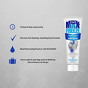 Zim's Max-freeze Gel, 4-Ounce