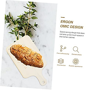 EXCEART 4 Pcs DIY Tray Large Wood Tray Bread Cutting Board Cake Spatula Potato Chopping Board Chopping Board Tray for Kitchen Wooden Serving Wooden Bread Tray Photography Prop Breadboard