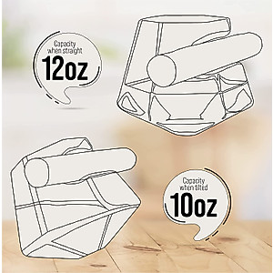 James Scott Whiskey Glass, Old Fashioned Glasses with Cigar Rest, Gifts for Men