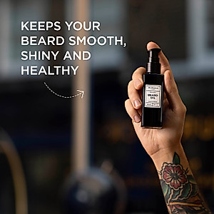 Murdock London Beard Oil for Men - Natural Scent Beard Oil for Healthy growth & Nourishment - Provides Glossy finish - 50 ml