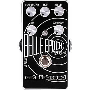 Catalinbread Belle Epoch Tape Echo, Black and Silver, (CAT BELLEEPOCH)
