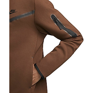 Nike Sportswear Tech Fleece Hoodie Mens Brown/Black -X-Small