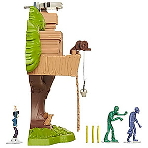 The Last Kids On Earth - Tree House of Awesomeness Playset, Includes Exclusive Jack Action Figure & 2 Zombies