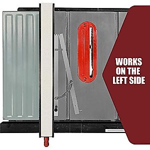 Fulton Taper Cutting Jig For Creating Tapered Angles Up to 15 Degrees on Your Table Saw 24 Inch Long Aluminum Rails with Scale and Stop