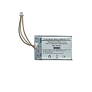 STARTONG 1000mAh 3.7V Replacement Battery for Sony Portable Reader PRS-600, PRS-600/BC, PRS-600/RC，Sony A98927554931, A98941654402, A-1732-035-A
