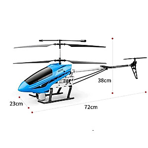 JISHUBO 2.4Ghz Electric Rc Aircraft 72cm Large Remote Control Helicopter with Camera Alloy Fall Resistant RC Airplane for Beginners Kids Adults Toy Gifts