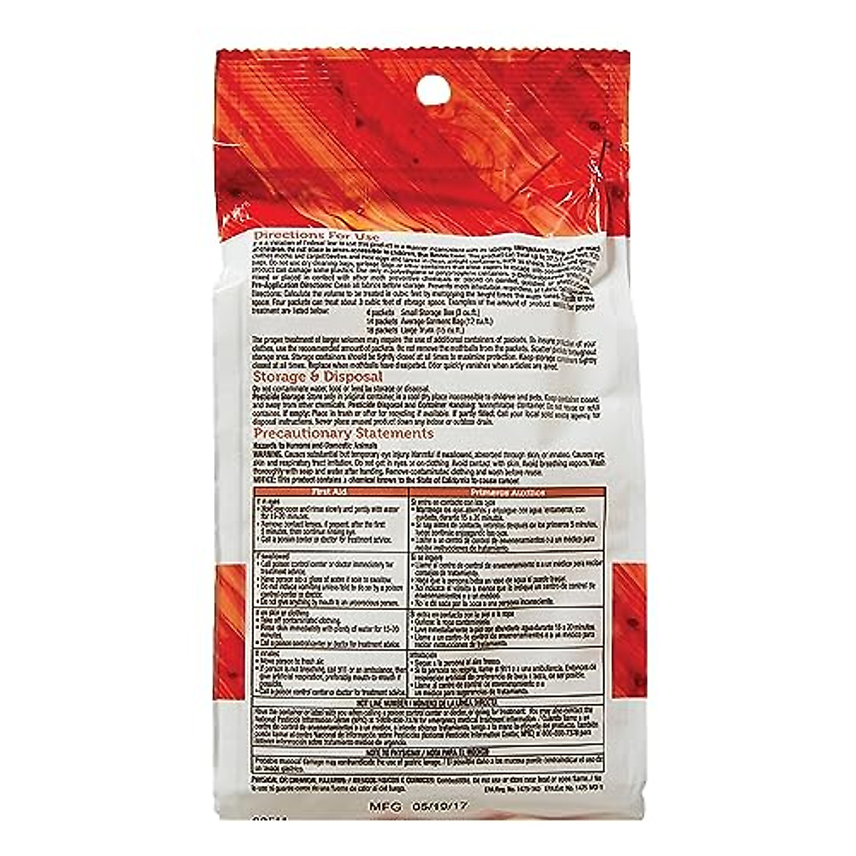 Enoz Moth Tek Packets Cedar Scent, 12 oz.