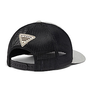 Columbia Unisex PHG Game Flag Mesh Snap Back - High, Cool Grey Heather/Black, One Size