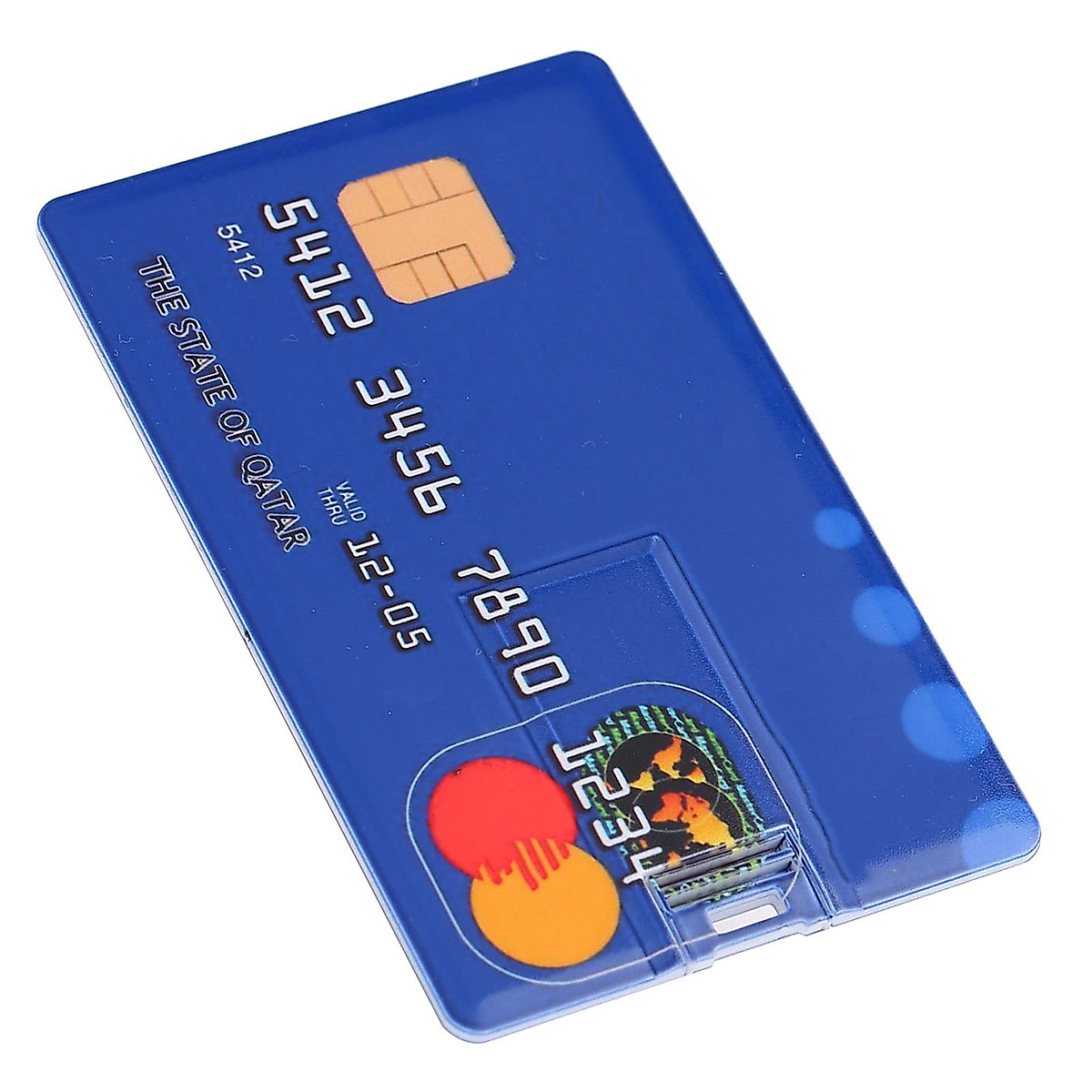 Zunate Card Shaped U Disk, Simple Unique USB Flash Drive for Data Storage File Transfer (32GB), Portable Drive Great for School, Office Or Daily Usage
