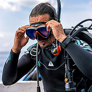 TUSA M-2001 Paragon Scuba Diving Mask, Black/Black