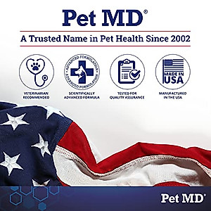 Pet MD No Chew Spray for Dogs & Cats - Multi-Surface Bitter Spray to Stop Biting & Chewing - Dog Deterrent Spray for Carpet, Furniture, Plants, & Skin - Anti Licking Cat Training Spray - 8 oz