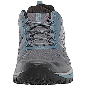 Merrell womens Siren Edge 3 Hiking Shoe, Rock/Bluestone, 8.5 Wide US