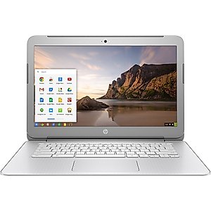 HP Newest 14-inch Chromebook HD SVA (1366 x 768) Display, Intel Dual Core Celeron N2840 2.16GHz, 4GB DD3L RAM, 16GB eMMc Hard Drive, Bluetooth, HDMI, Stereo Speakers, HD Webcam, Google Chrome OS